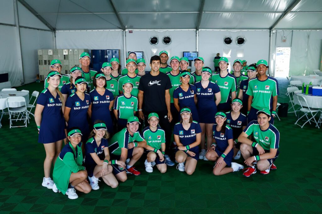 BNP Paribas Open Ball Crew - The Champions Volunteer Foundation